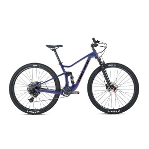 Quality OEM ODM Carbon Fiber Full Suspension Mountain Bike 12 Speed For Adult for sale