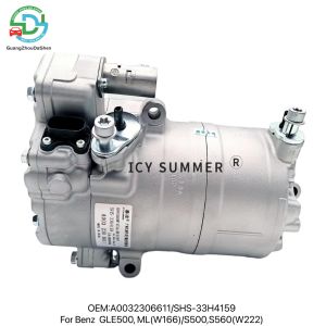 Quality A0032306611 SHS-33H4159 For Benz GLE500 ML W166 S500 S560 W222 Hybrid Compressor for sale