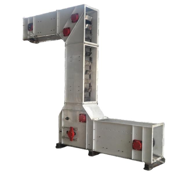 Quality Carbon Steel Chain Type Bucket Elevator For Rice Mill Fragile Materials for sale