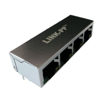 Quality ARJM14A2-805-BB-CW2 1X4 Port Ethernet Multi - Port Rj45 MagJack 2.5G Base-T for sale