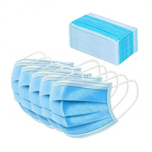 Quality Blue Hospital Face Masks Machine Made Doctor Use High Bacterial Particle for sale