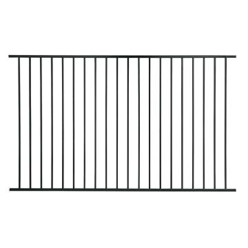 Quality Metal Picket Ornamental Iron Wrought Fence Galvanized 8ft 7ft for sale