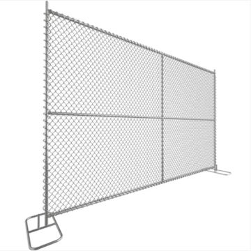 Quality Secure galvanized movable fence temporary chain link fence panels for sale