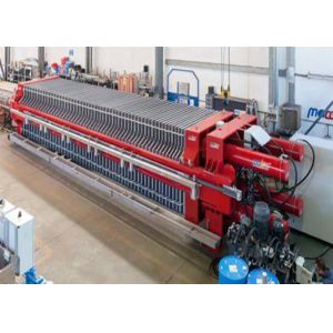 Quality Steel Frame Square Vacuum Filter Press Process Treatment Sludge Filtration for sale