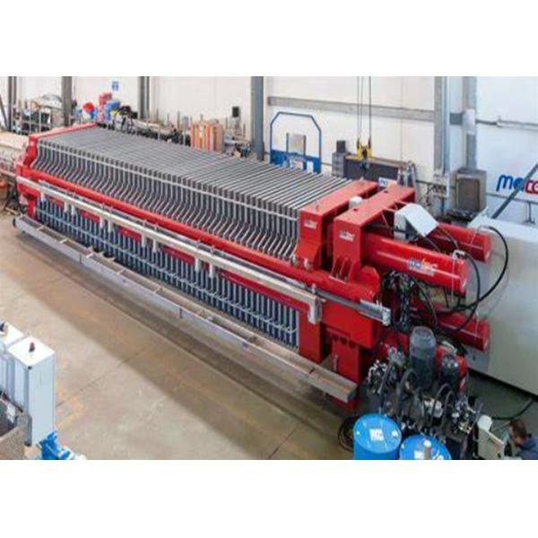 Quality Steel Frame Square Vacuum Filter Press Process Treatment Sludge Filtration for sale