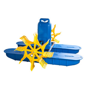 Quality 0.75KW Shrimp Farming Aerator Water Wheel Aerator For Prawn Pond Paddle Wheel for sale