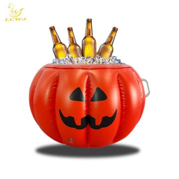 Quality LC Halloween Pumpkin Serving Buffet Bar Cooler Food Container Drink Holder for sale