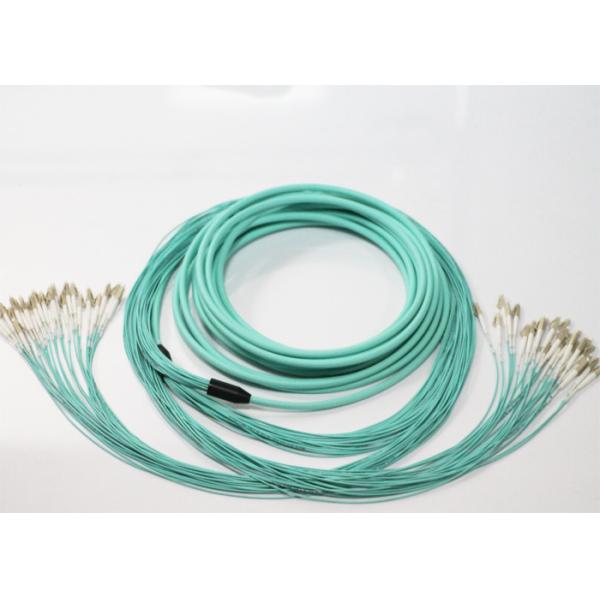 Quality 24 Cores Pre Terminated Outdoor Fiber LC UPC Multimode OM3 OFNP Plenum for sale