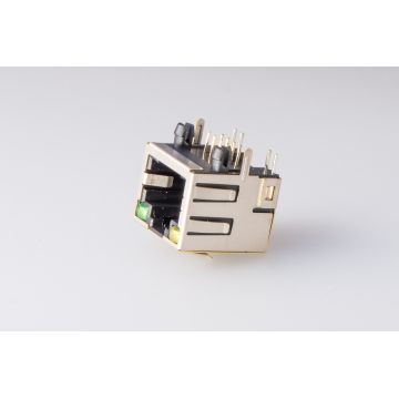 Quality Single Port RJ45 Modular Jack 8P8C Router Jack RJ45 Modular Connector for sale