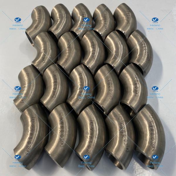 Quality Low Density Seamless Gr2 Titanium Elbow OD38*3 for sale