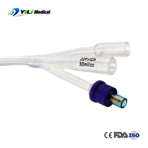 Quality Transparent Silicone Foley Catheter Harmless With 5-30ml Balloon for sale