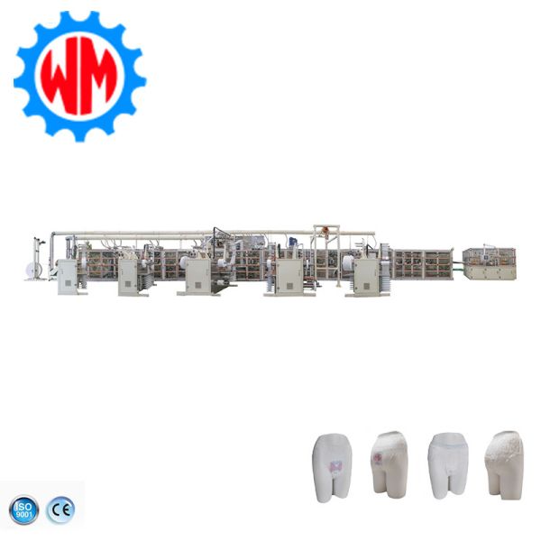 Quality New Technology CE ISO Lady Pants Menstrual Panties Making Machine High Speed Stable Work for sale