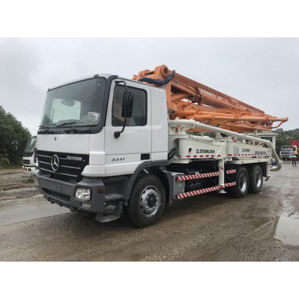 Quality Swing Leg Zoomlion Used Concrete Pump Truck 37 Meter for sale