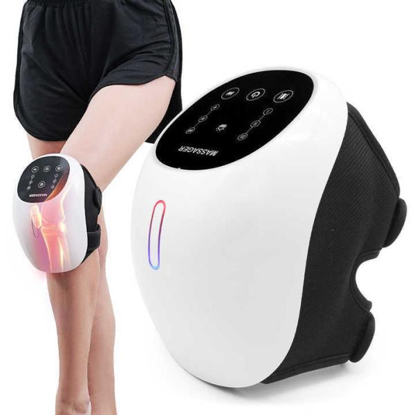 Quality Electric Knee Joint Massager Machine Red Light Knee Massager Hot Compression And Airbag for sale