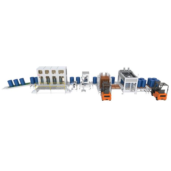 Quality 200L Fully Automatic Filling And Capping Filling Line Liquid Filling Machine for sale