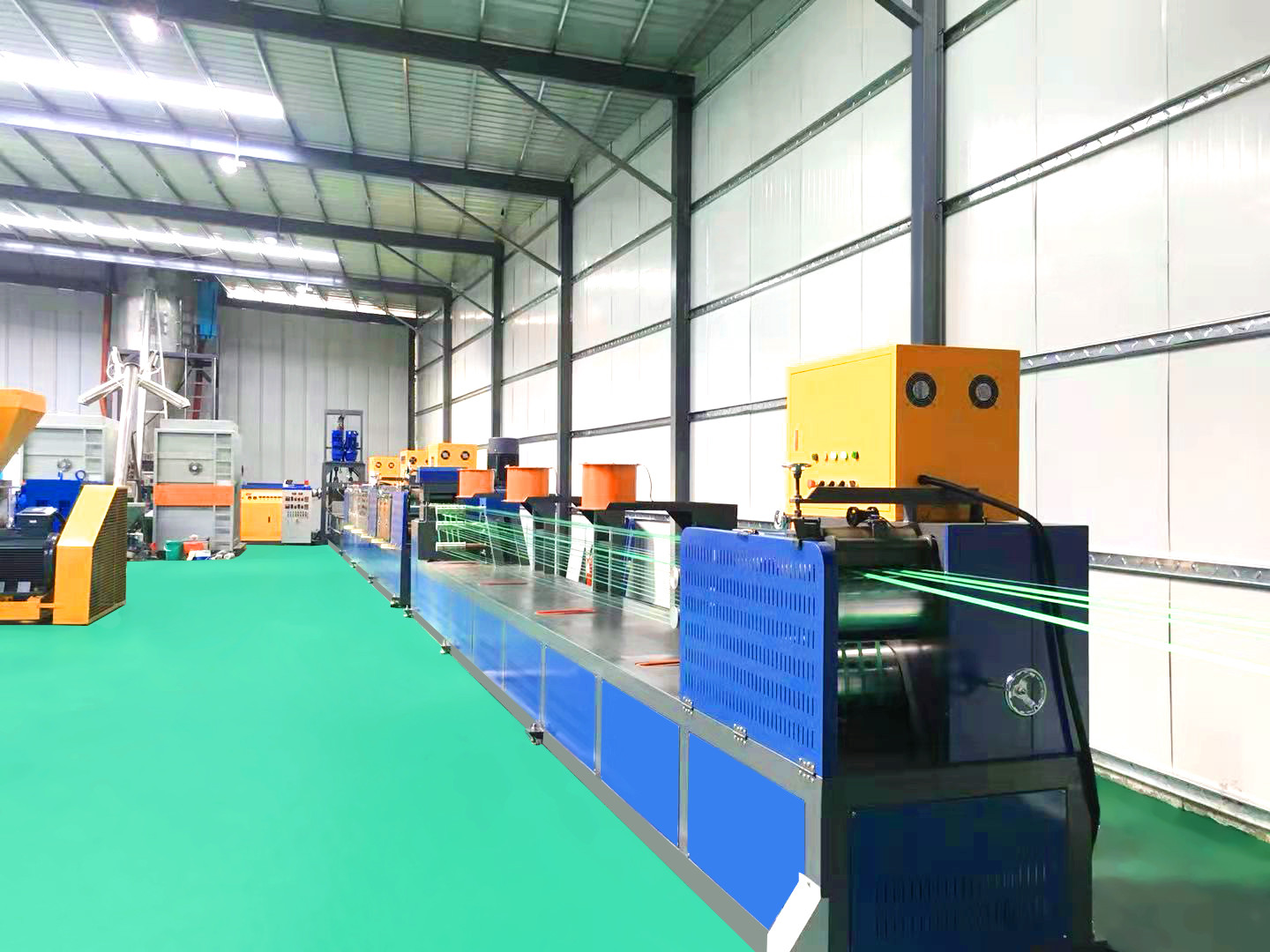 Quality Automatic PET Strap Extrusion Line for Strap Width 5-19mm with Strap Tension for sale