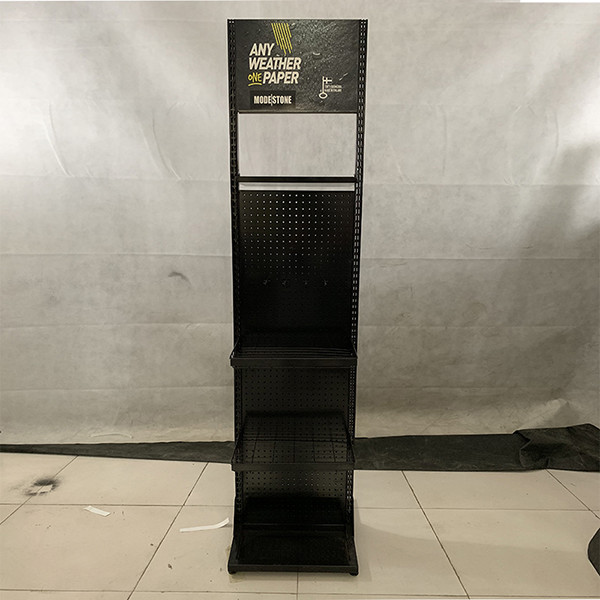 Quality Black Color D500mm H2000mm Display Rack Stand For Storage for sale