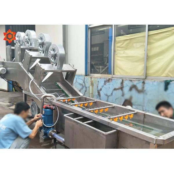 Quality 3 KW Power Vegetable Processor Machine Blueberry Washing Machine 800 Kg/H for sale
