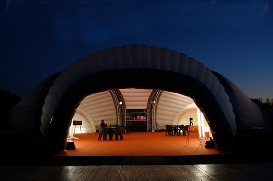 Quality Inflatable Outdoor Camping Tent With LED Light Strip for sale