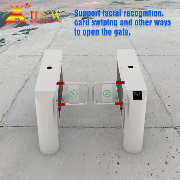 Quality HCW Low Noise Stainless Steel Turnstiles Swing Gate IP68 With Shock Absorber for sale