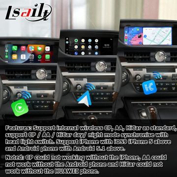 Quality ES300h ES250 ES350 Lexus Android Screen upgrade Carplay Android Auto Dash Cam 10 for sale