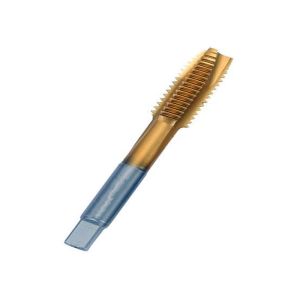 Quality ISO529 67HRC Tin Coated Spiral Point HSS Machine Taps for sale
