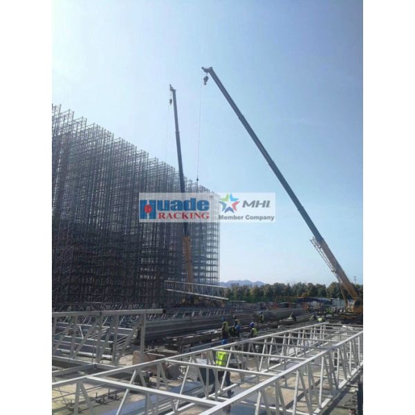 Quality Customized Capacity Clad Rack Warehouse Rack Self Supporting Structure for sale