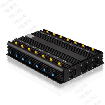 Quality 14 Channels 5G Signal Jammer For Cell Phone 2345G WiFi GPS VHF UHF Lojack for sale