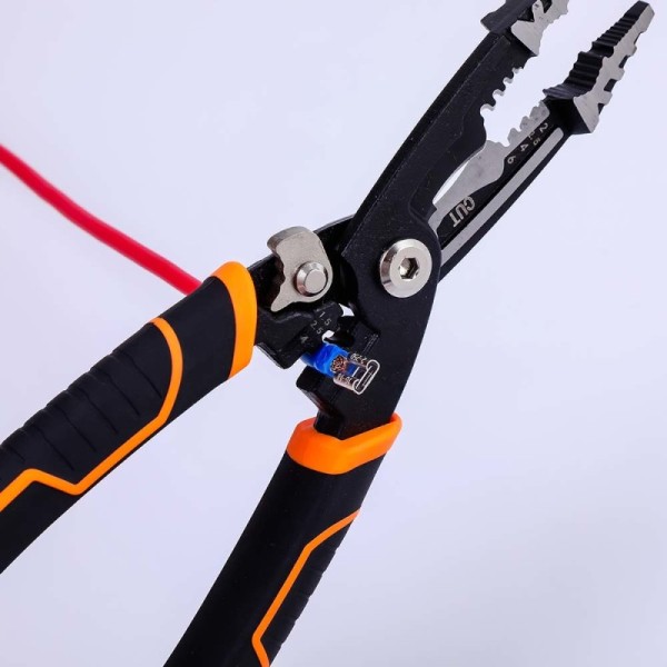 Quality Electrical Cable Stripper Pliers Wire Cutter Stripping Tool 7in1 15mm for sale