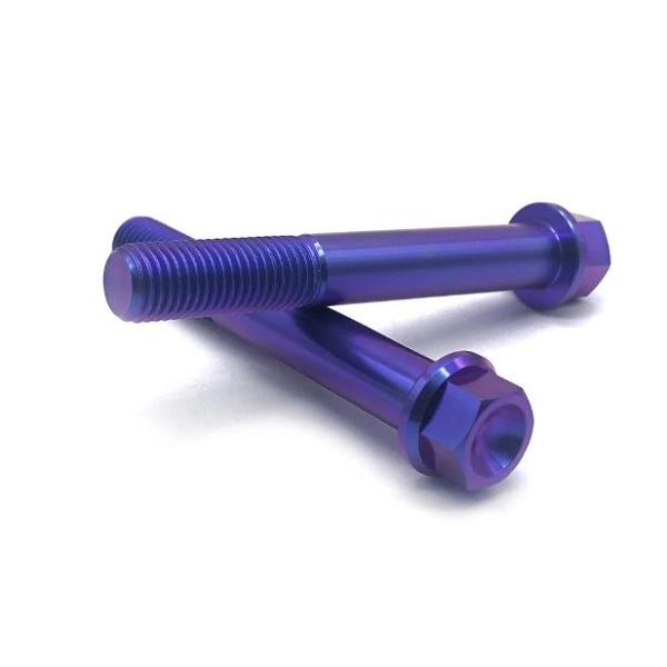Quality ISO9001 External Hexagon Screw Flange Screw Titanium Alloy Automotive Fastener for sale