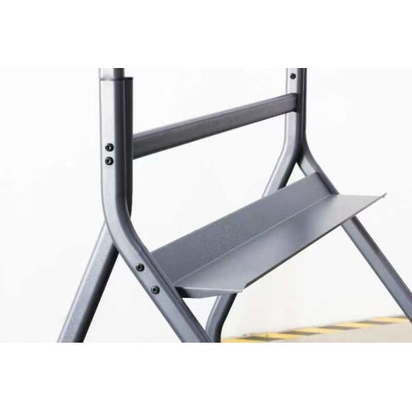 Quality 120kg TV Floor Stand tv cabinet on wheels with Flat Base for 55in - 100in for sale