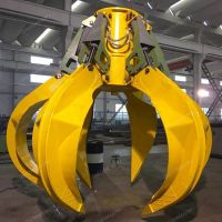 Quality Orange Peel Type Hydraulic Grab Bucket Robust Structure Q355 material for sale
