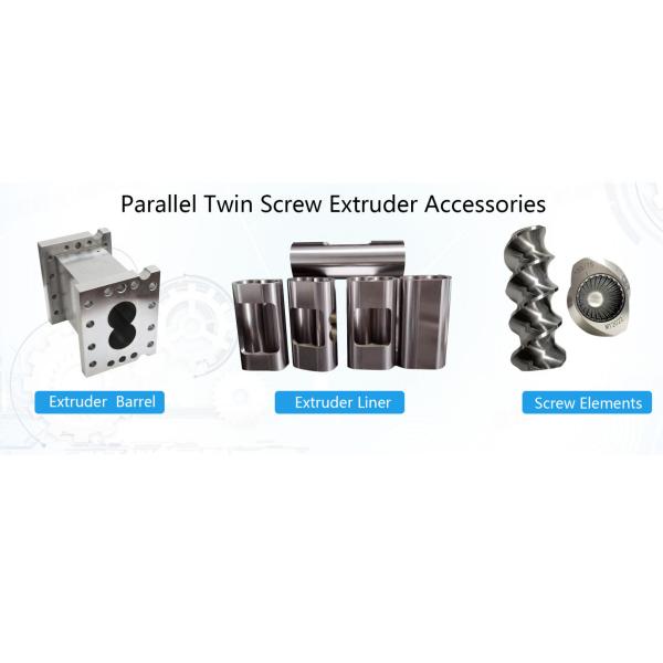 Quality Parallel Twin Screw Extruder Parts For Production Compounds Re-Compounds And for sale