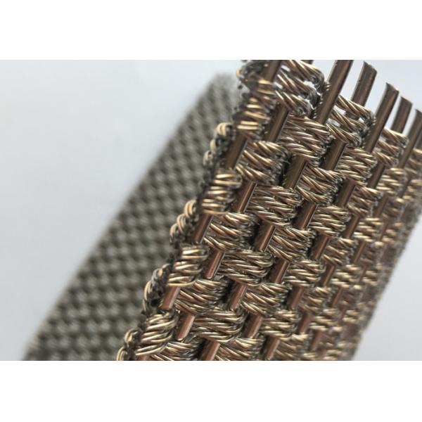 Quality Crimped 5.5mm Decorative Architectural Woven Wire Mesh Anti Corrosion for sale