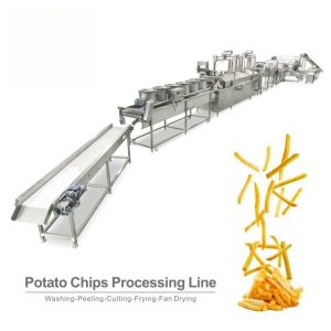 Quality 304 Stainless Steel French Fries Processing Machine with Thermal Processing for sale