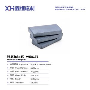Quality High Density Permanent Magnet Ferrite Pressed By 150 Tons Press W5017E for sale
