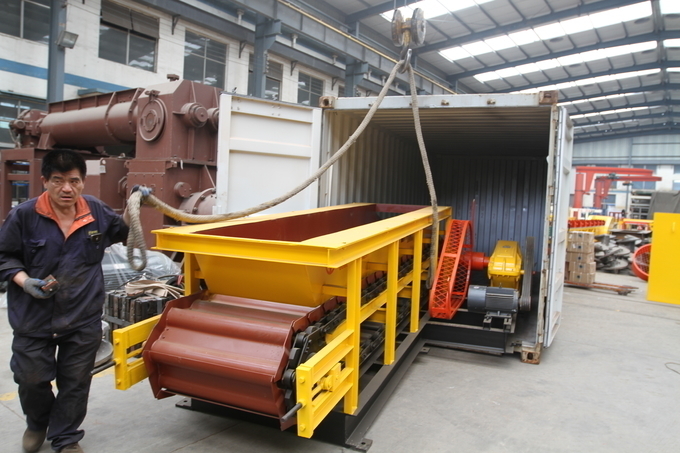 Kiln Car Pusher or Stepper for Soil Brick Making Machine for Site Assemble 7