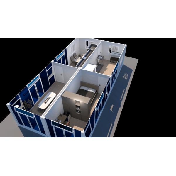 Quality Temporary / Permanent Detachable Container House Prefabricated Quick Assembly for sale