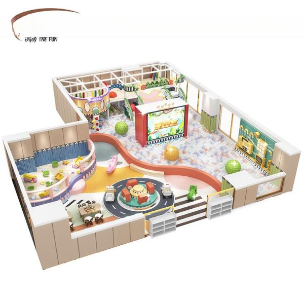 Quality Shopping Mall Soft Play Indoor Playground Equipment With Ball Pool Customized for sale