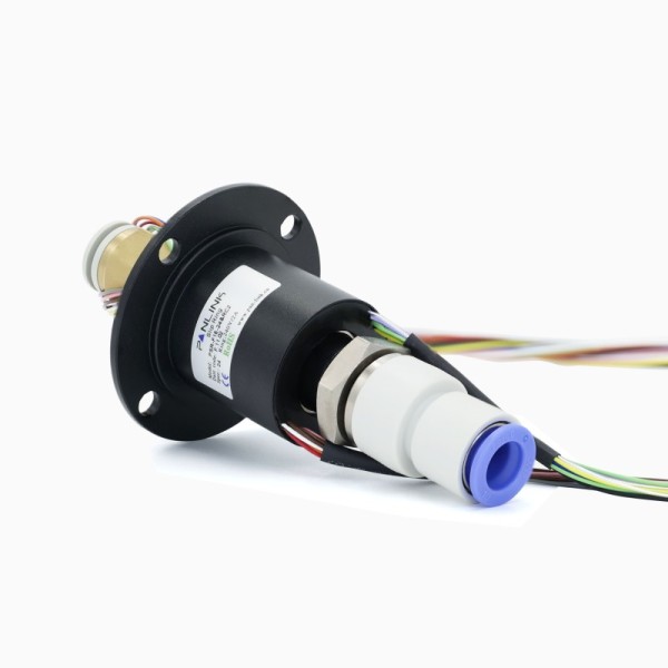 Quality 24 Circuits Fluid Rotary Joint Slip Ring 3MPa Integrated With A Threaded Tube Fitting for sale