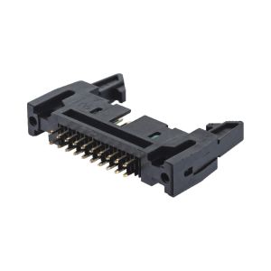 Quality 2.54mm Pitch Straight Dip Latch Header Conncetor 10 12 20 26 30 34 40 44 50 64 for sale