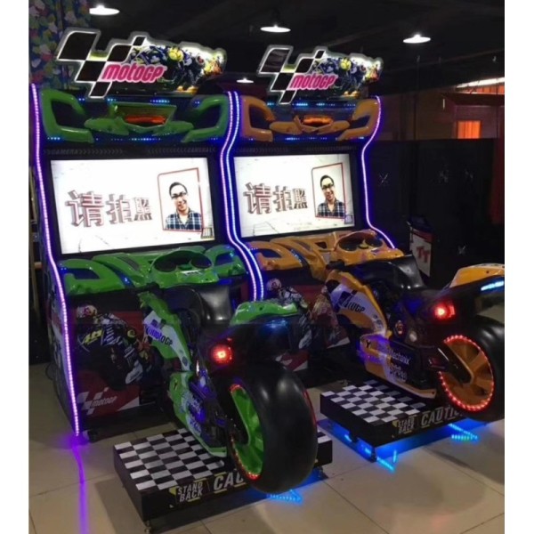 Quality Coin Operated GP Motorcycle Game Machine Dynamic Designing Comfortable for sale