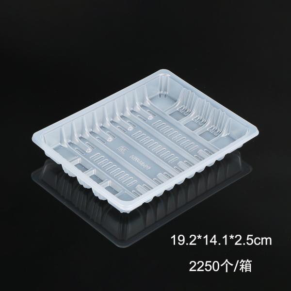 Quality Supermarket Rectangle Roast Chicken Pork Meat Packaging Tray PP Disposable for sale