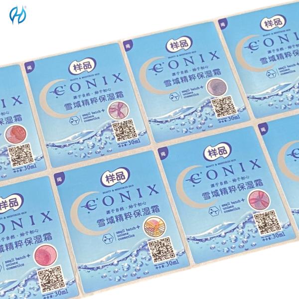 Quality Face Material PET Film Self Adhesive Security Labels Custom Order for sale