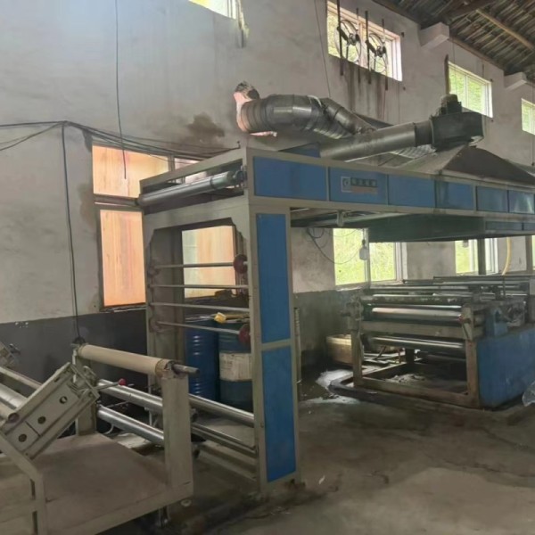 Quality 1.2M Used Plastic Woven Bag Container Bag Automatic Extrusion Coating Laminating for sale