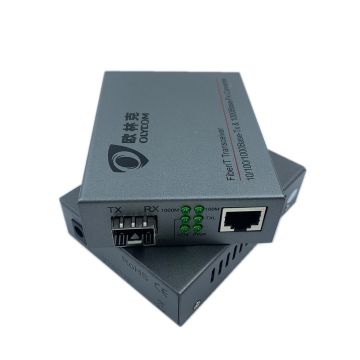 Quality Single Mode LC SFP POE Fiber Media Converter 10/100/1000M For IP Cameras for sale