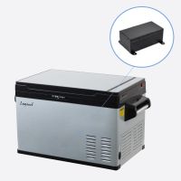 Quality Battery Powered Solar Fridge 30L Camping Freezer Car Cooler Fast Cooling for sale