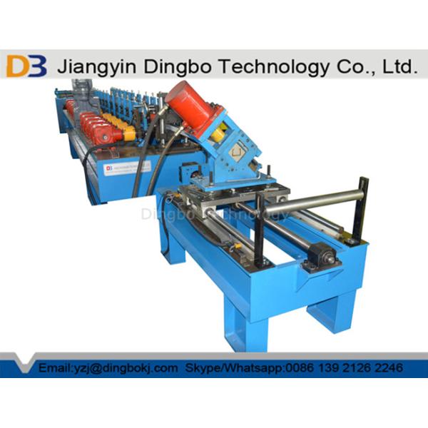 Quality Blue Purlin Roll Forming Machine , U Channel Roll Forming Machine CE SGS ISO for sale