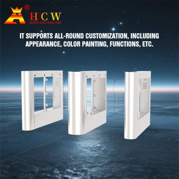 Quality HCW Electronic magnet Control Swing Barrier Turnstile Gate For Access Control for sale