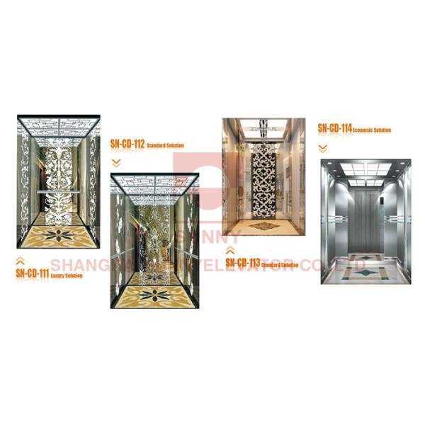 Quality Stainless Steel Panel Elevator Cabin Decoration For Residential Buildings for sale